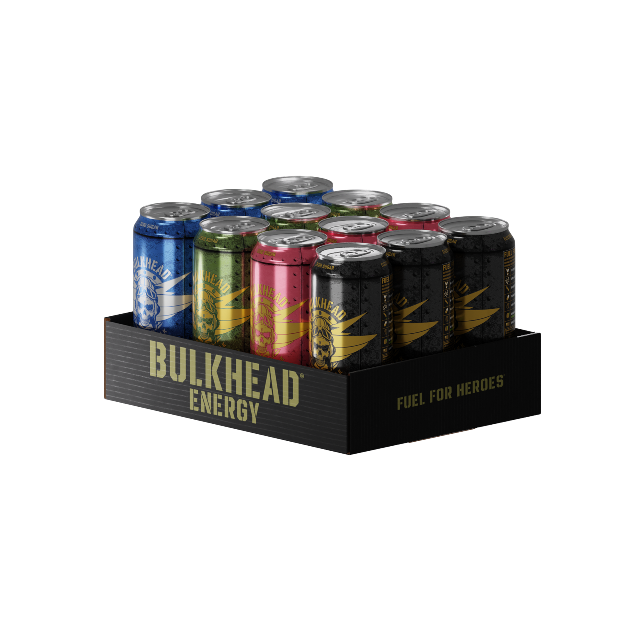 Bulkhead Energy Drink Variety Pack | Zero Sugar Options