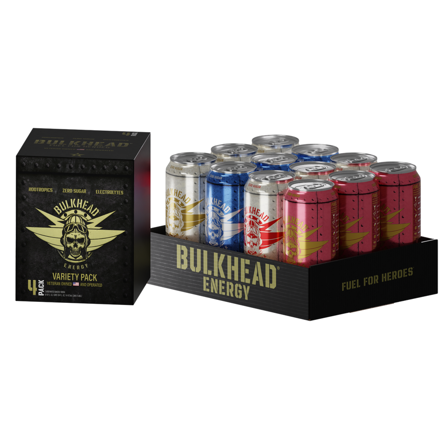 Bulkhead Energy® | Veteran-Owned Zero Sugar Energy Drink for Focus